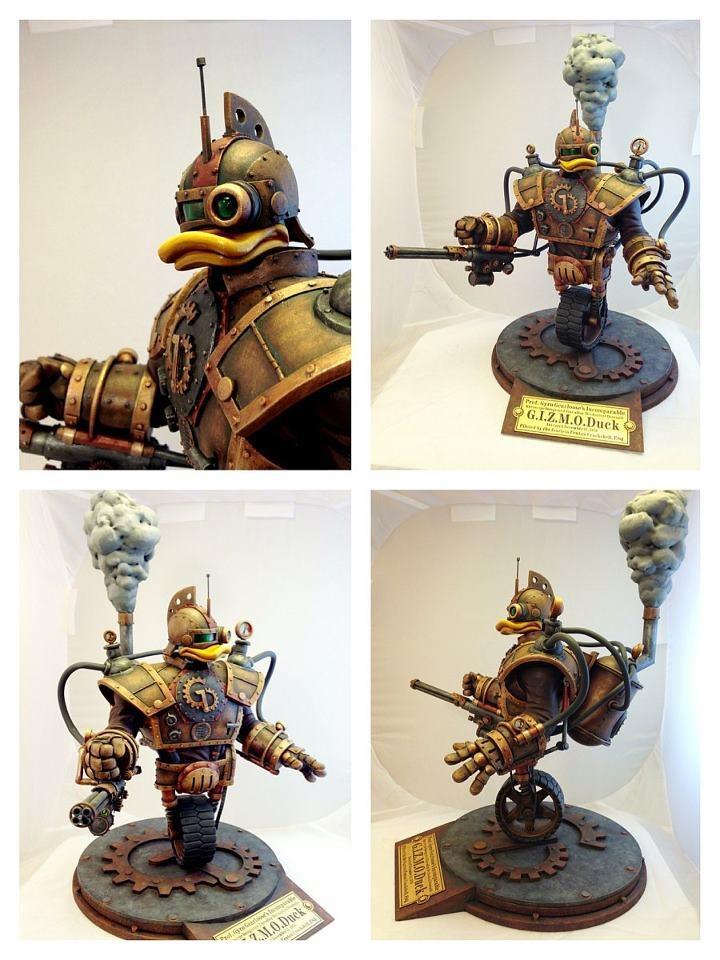 Steampunk Gizmoduck. | Scrolller