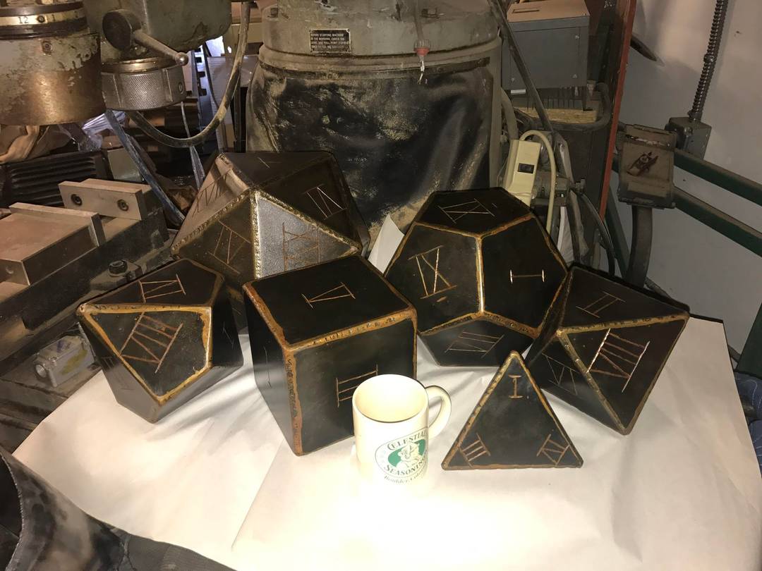 Steel dice I made for my sister/DM | Scrolller