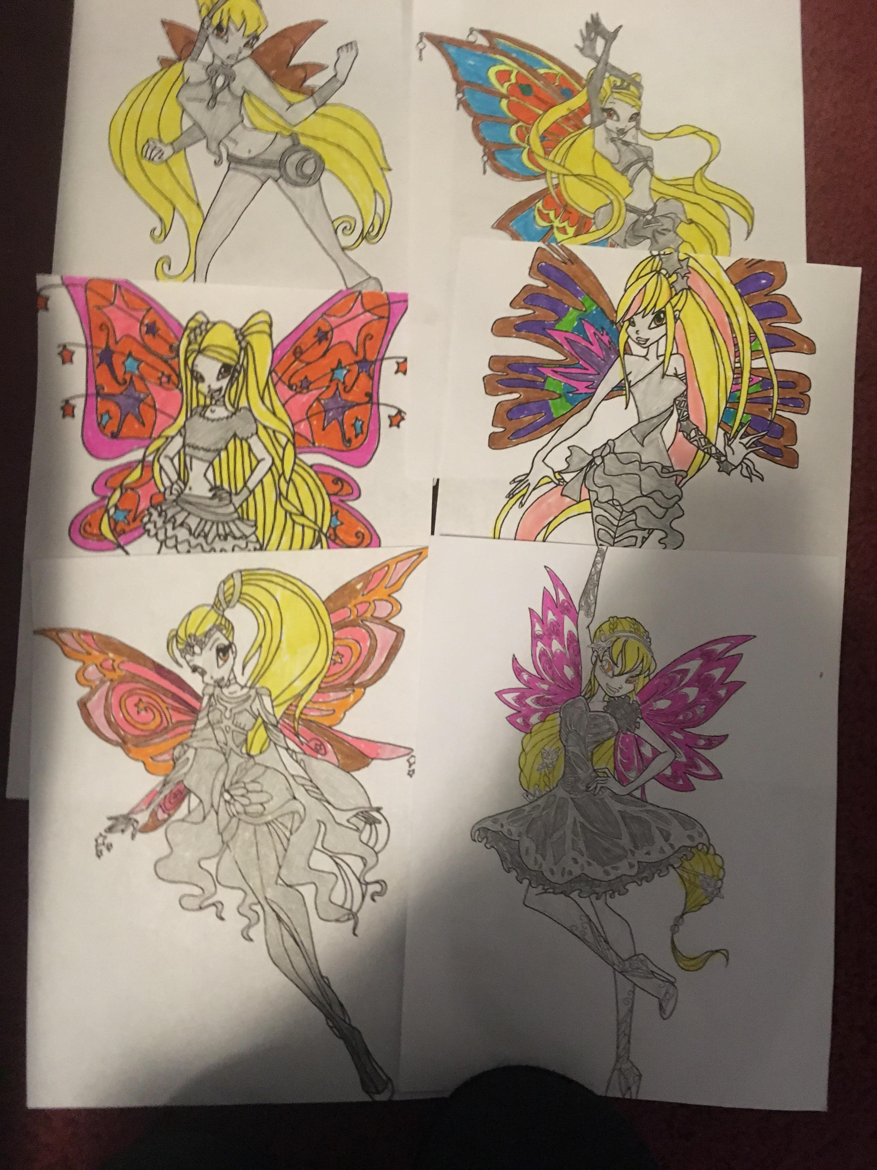 Stella’s main transformations. | Scrolller