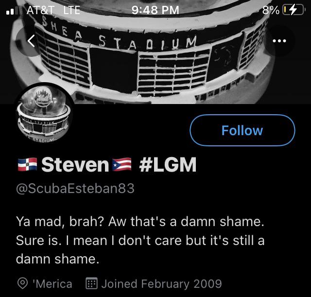 Steven’s Twitter Bio | Scrolller