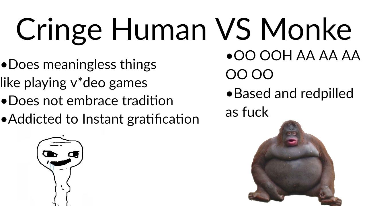 Stoopid humans have nothing on monke | Scrolller