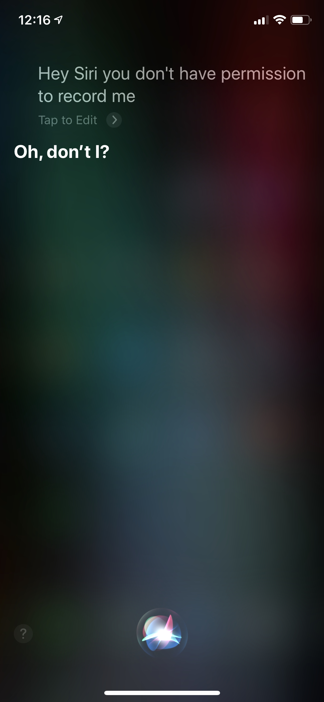 Stop being creepy Siri | Scrolller