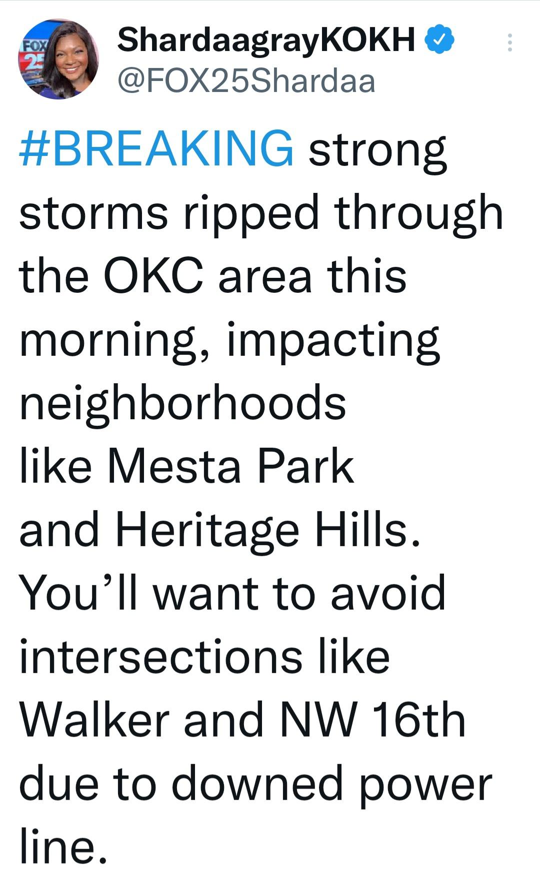 Storm damage in OKC | Scrolller