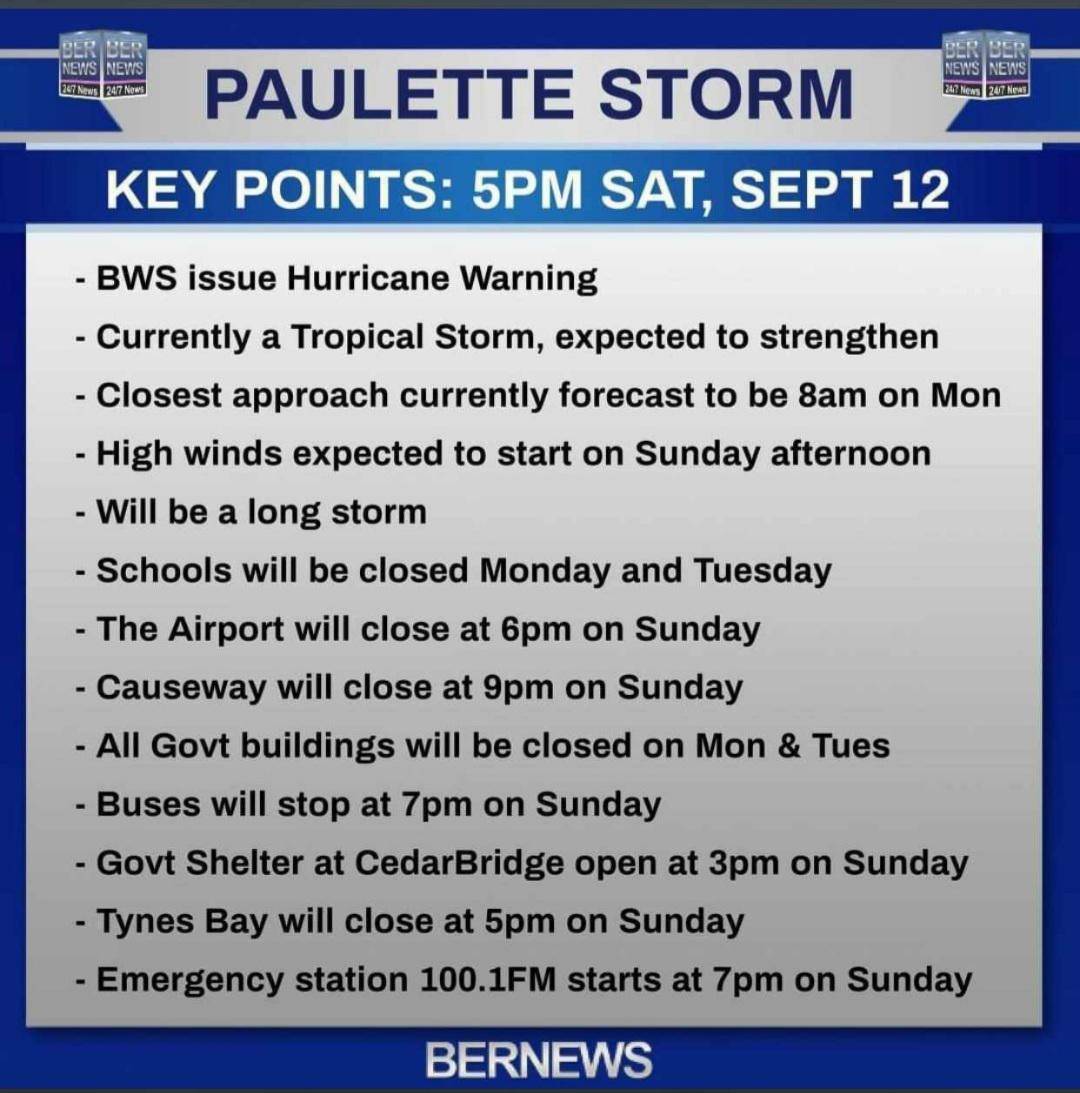 Storm Paulette Key Points | Scrolller