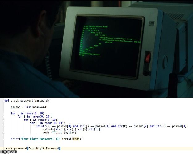 Stranger Things Basic Code rewritten in Python. | Scrolller