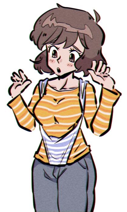 Striped shoulder wedgie | Scrolller