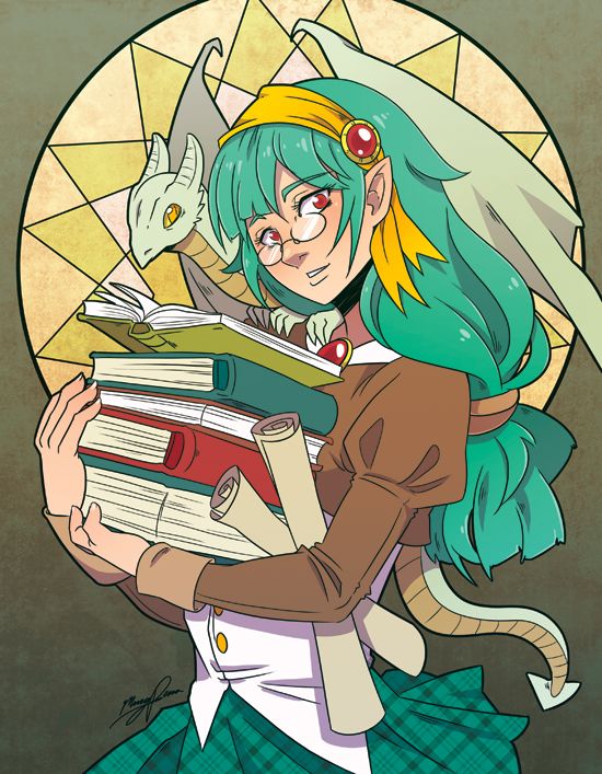 Studious Mage by Missy Pena | Scrolller