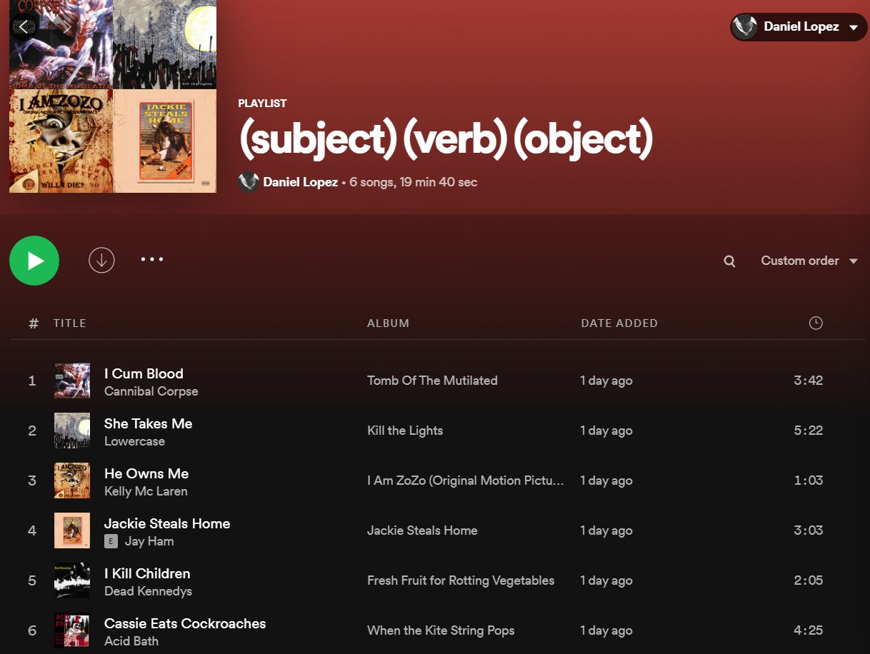 (subject)(verb)(object) | Scrolller