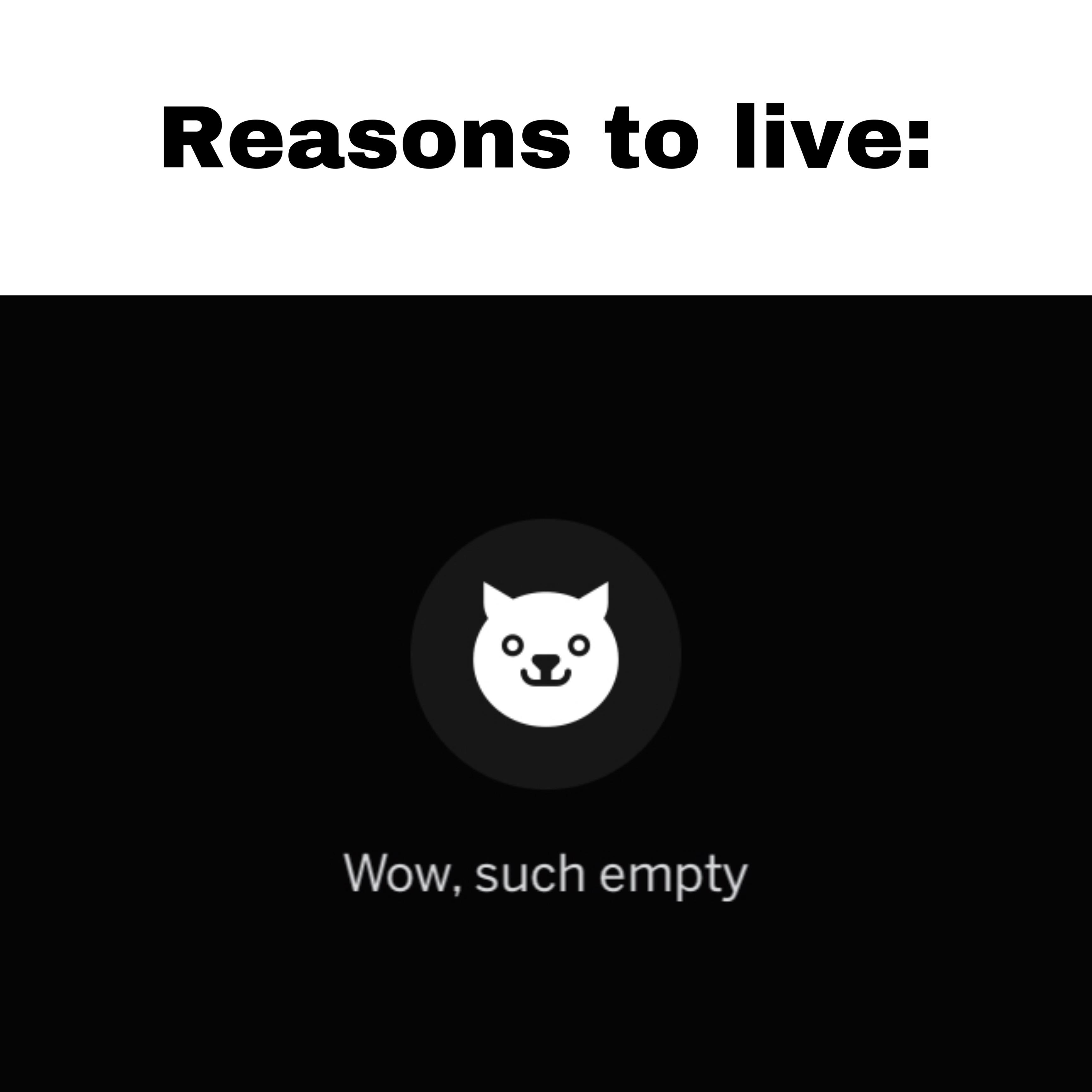 Such empty | Scrolller