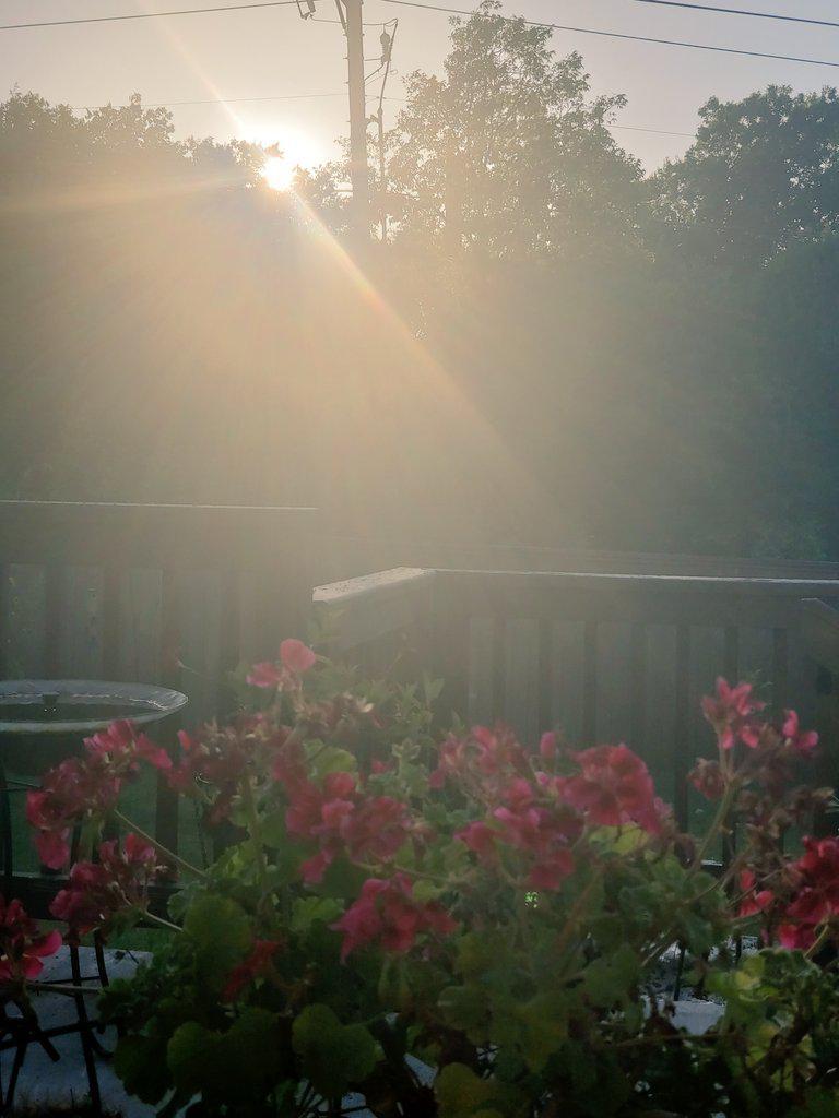 Sun through the clouds today | Scrolller