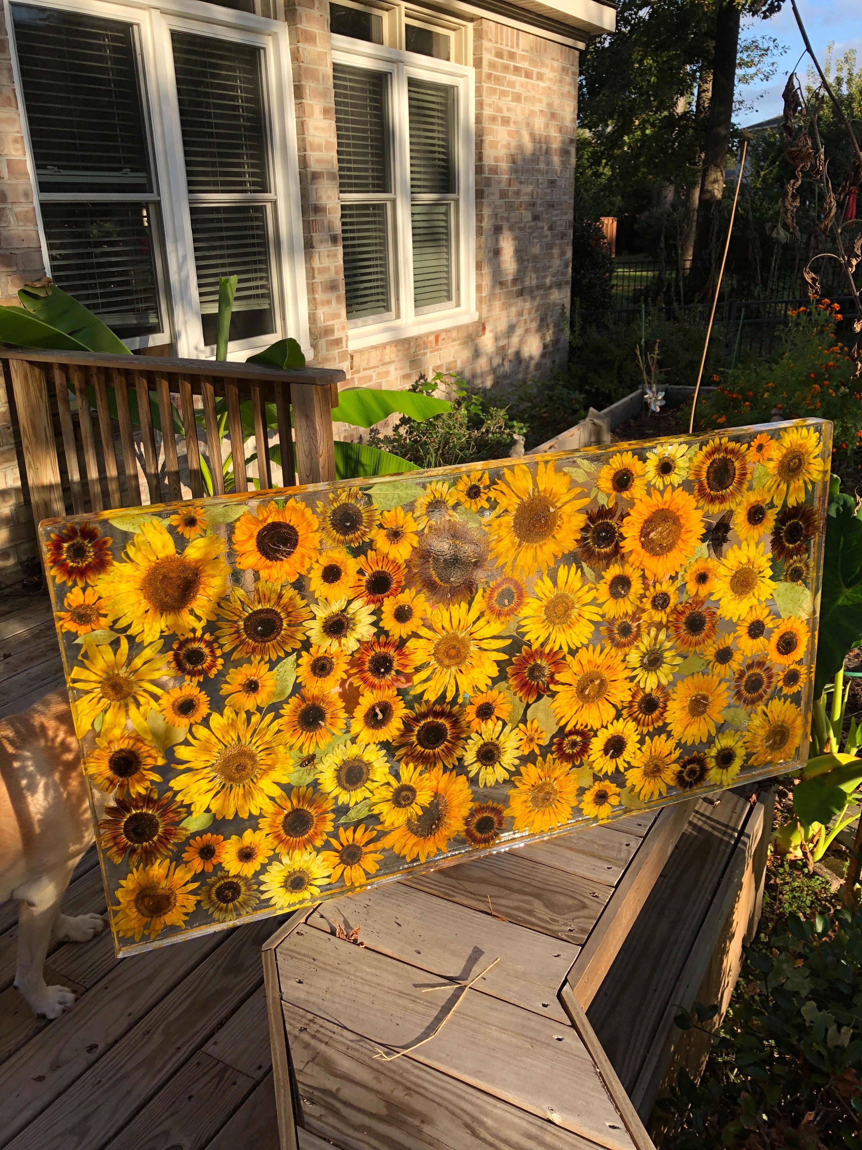 Sunflowers, Me, Casting Resin, 2020 | Scrolller