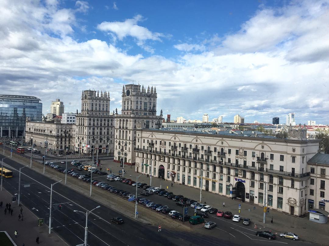 Sunny day in Minsk, Belarus | Scrolller