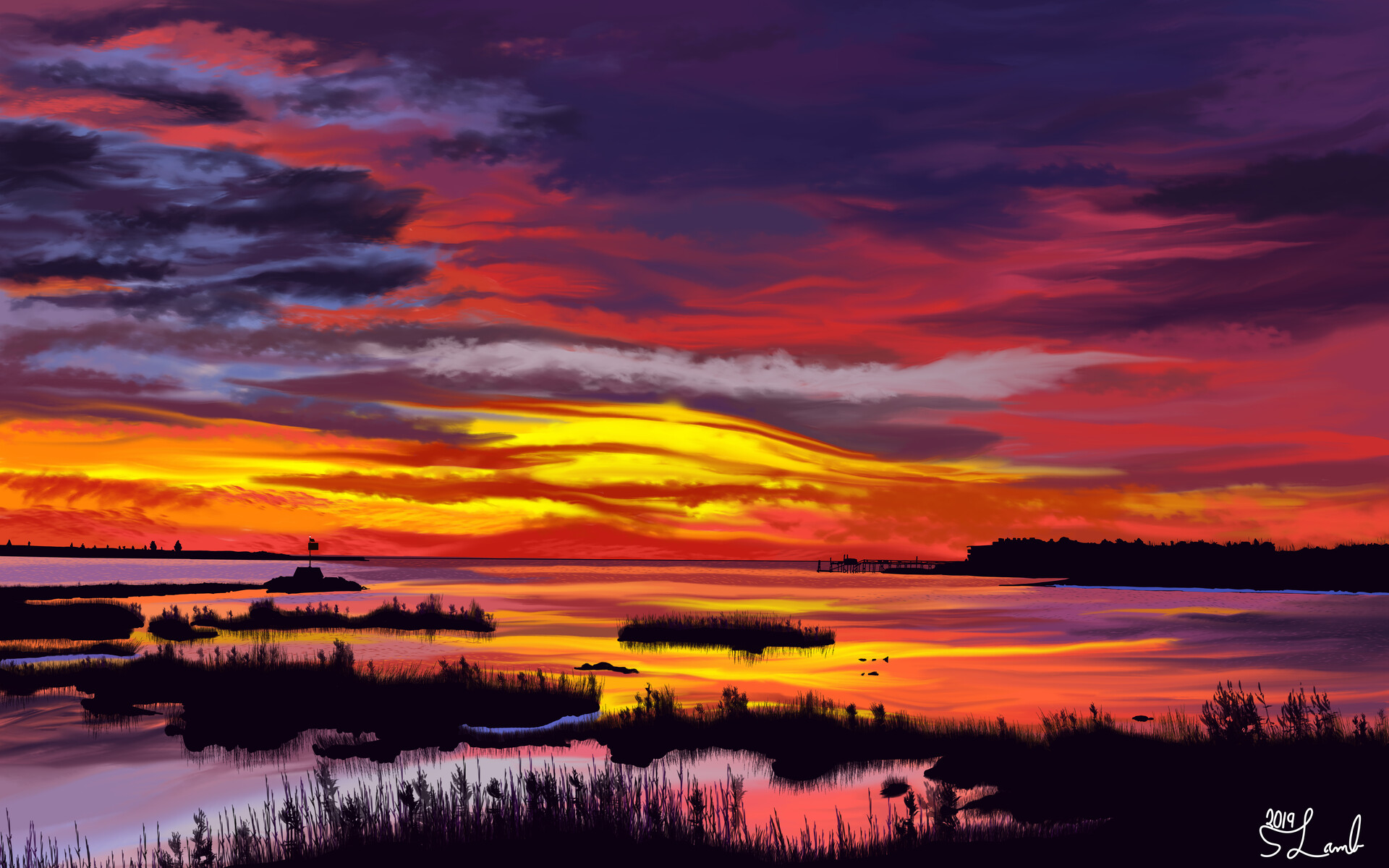 Sunset Bay by Mr Lamb | Scrolller