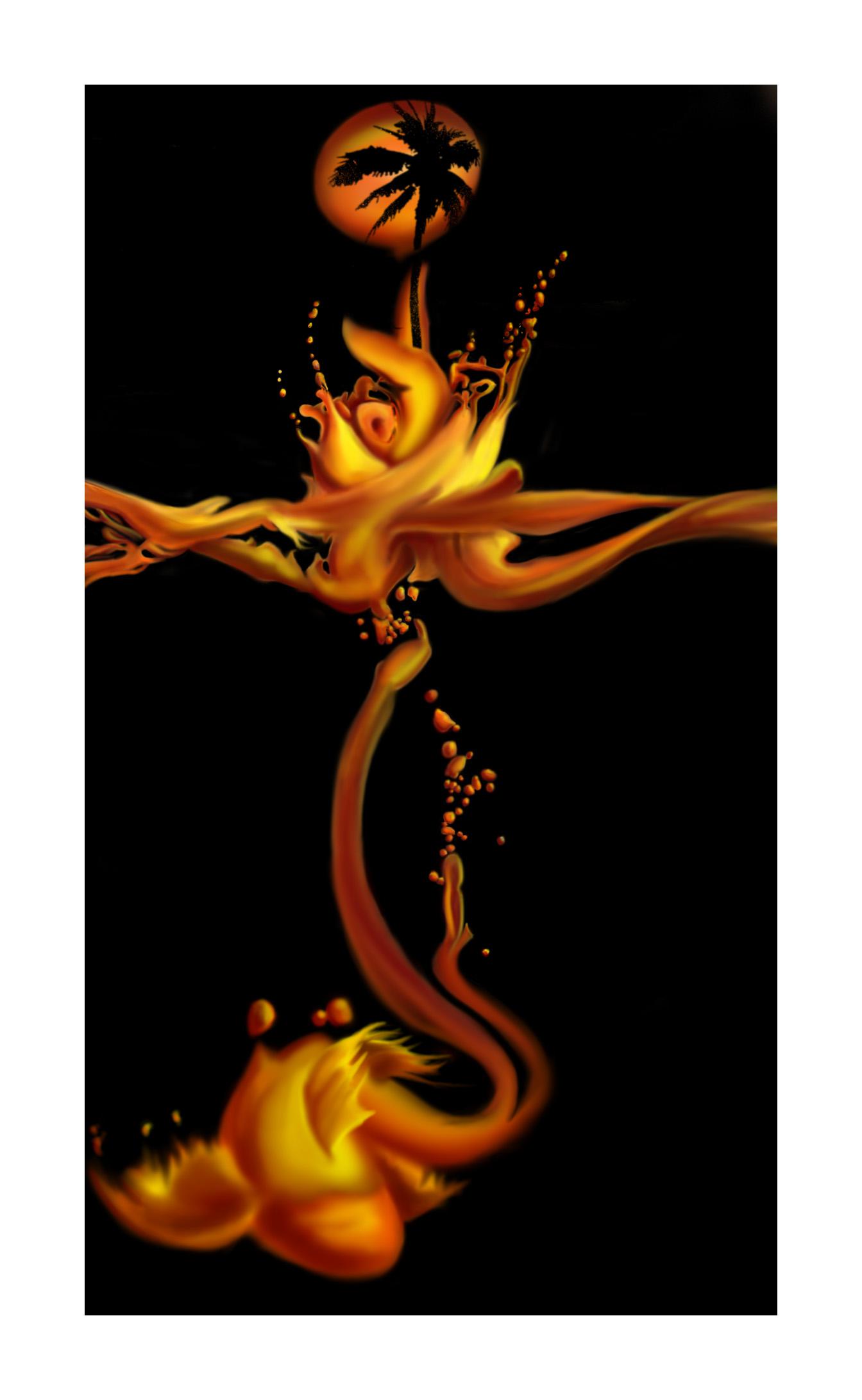 Sunset Drip, Me, Digital, 2021 | Scrolller