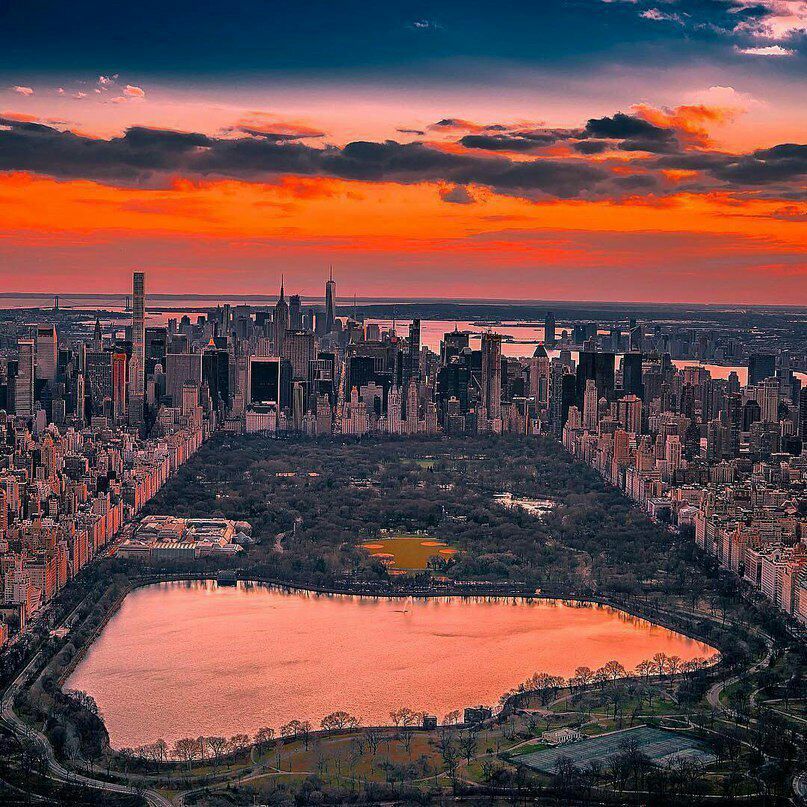 Sunset in Central Park | Scrolller