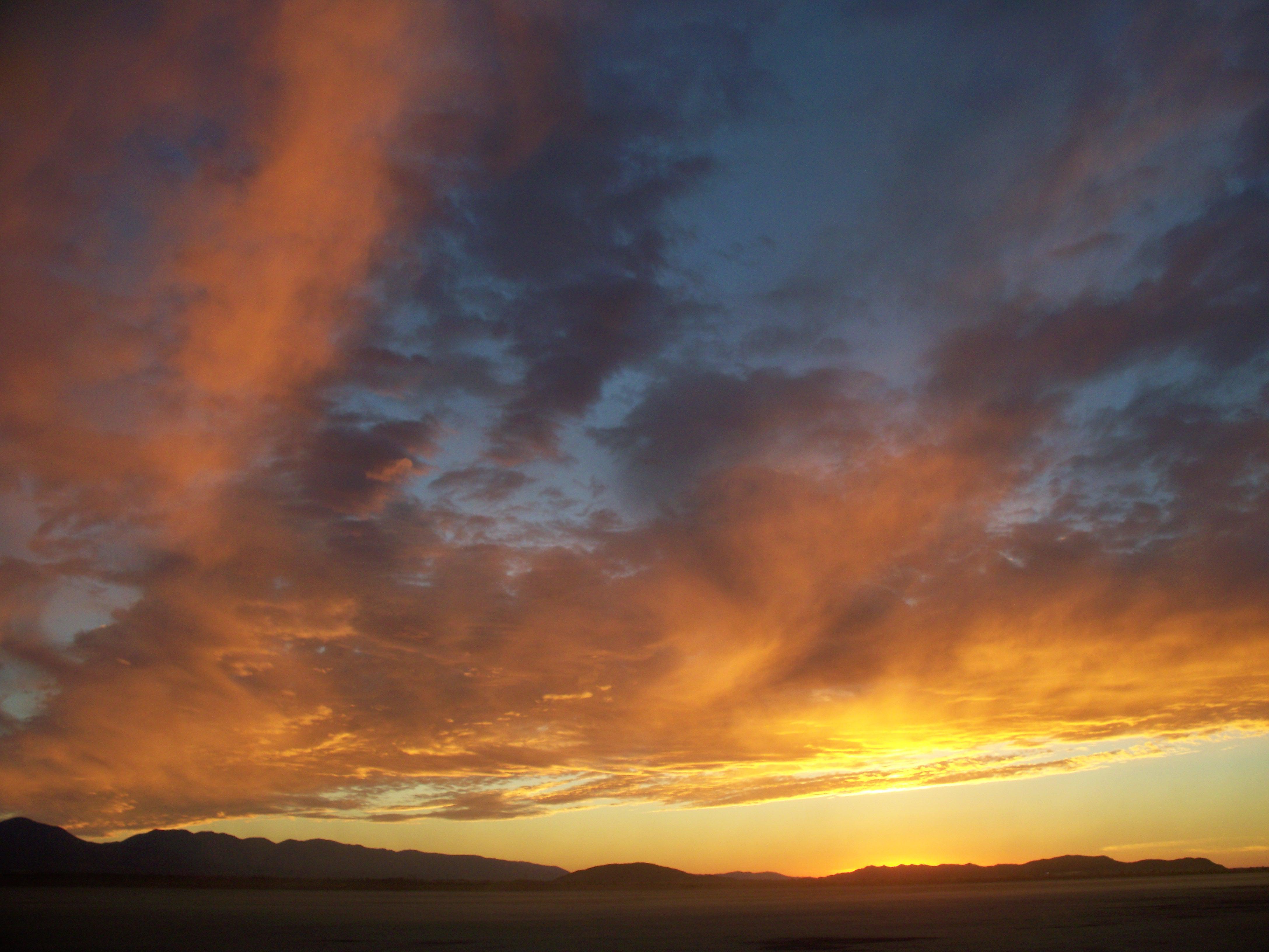 Sunset over El Mirage Dry Lake | Scrolller