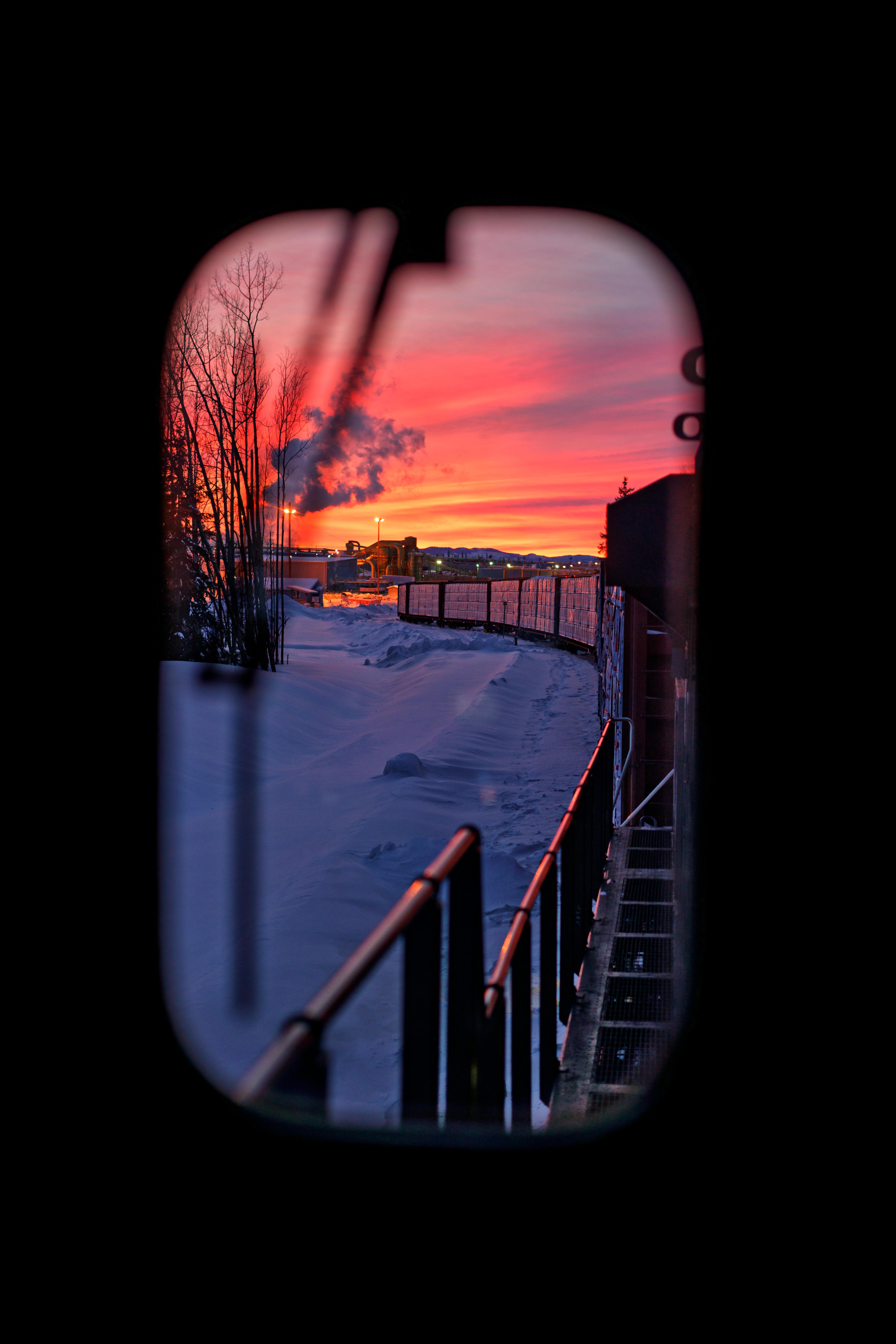 Sunset through the window | Scrolller