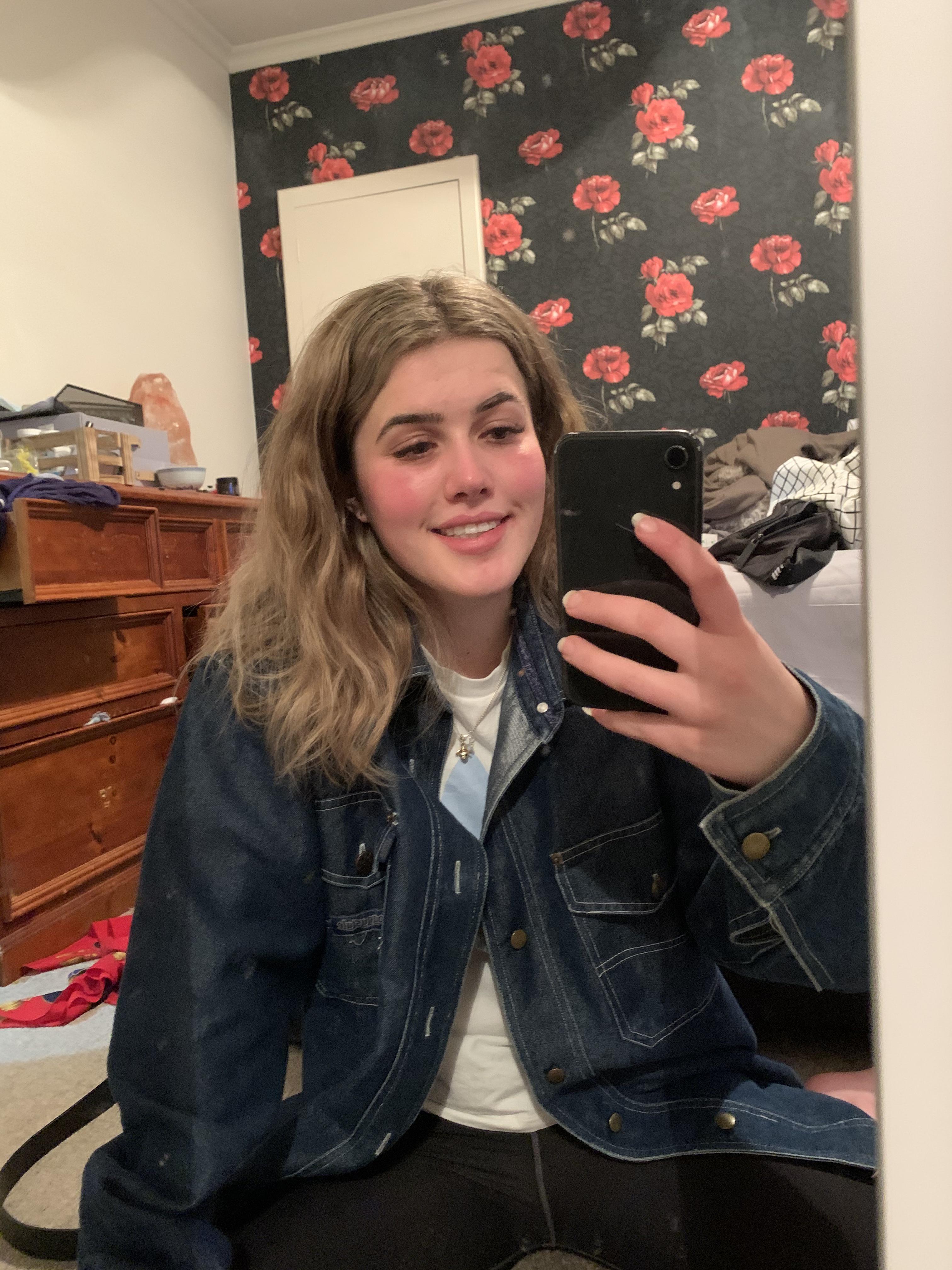 Super happy because scored super cool Snoop Dogg jeans jacket | Scrolller