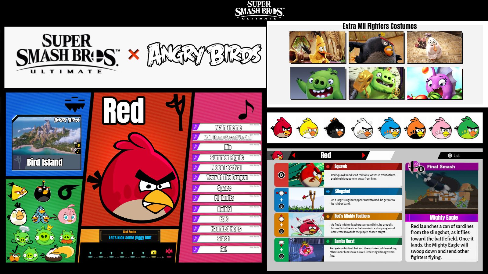 Super Smash Bros X Angry Birds | Scrolller