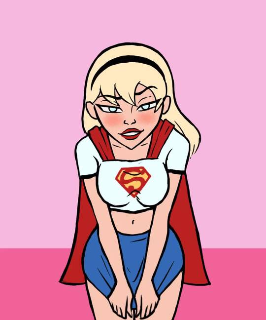 Supergirl flashing (LucidLemonLove) [DC Comics] | Scrolller