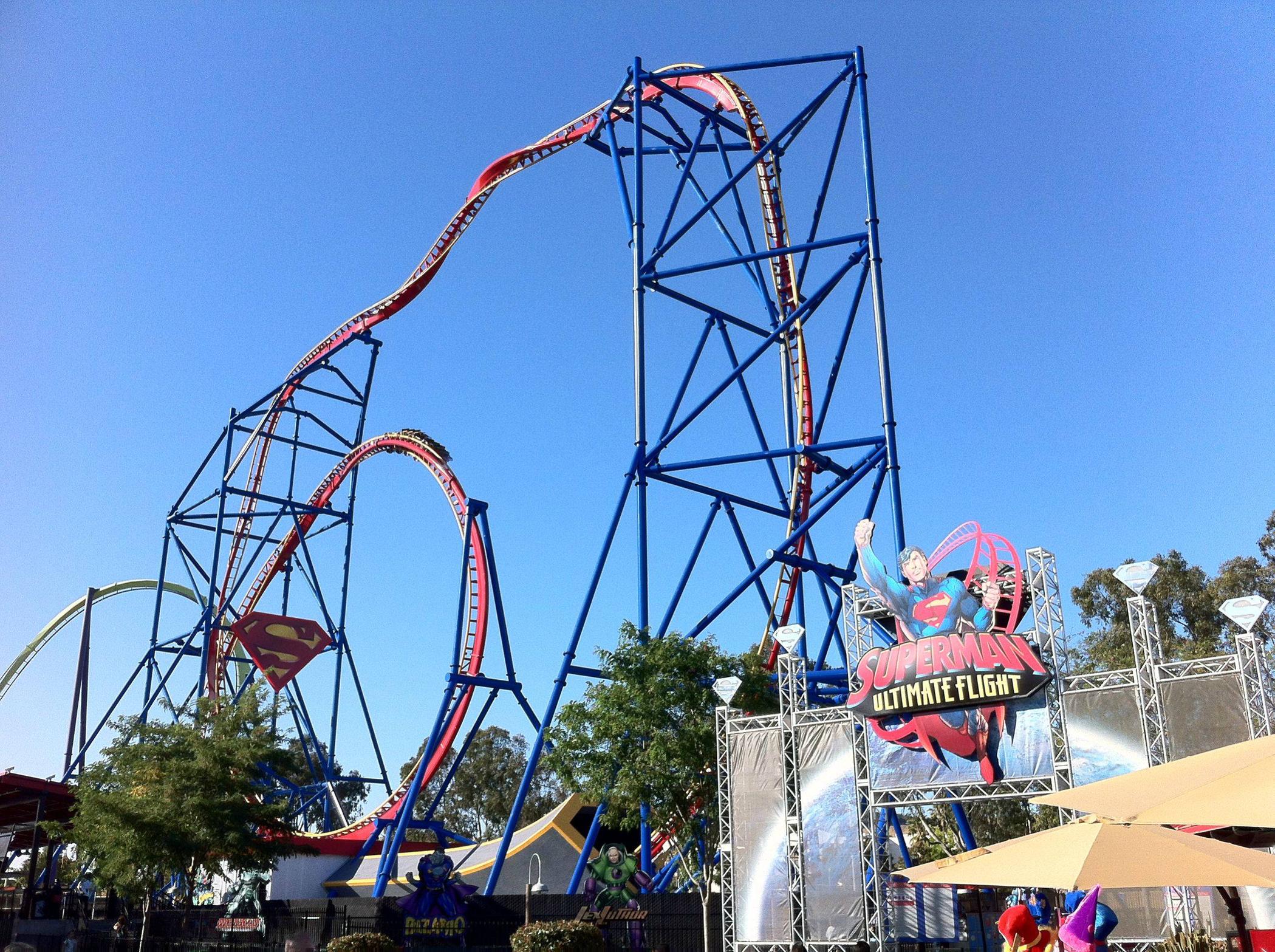 Superman Ultimate Flight - Six Flags Discovery Kingdom - Vallejo, CA [2099x1567] [OC] | Scrolller