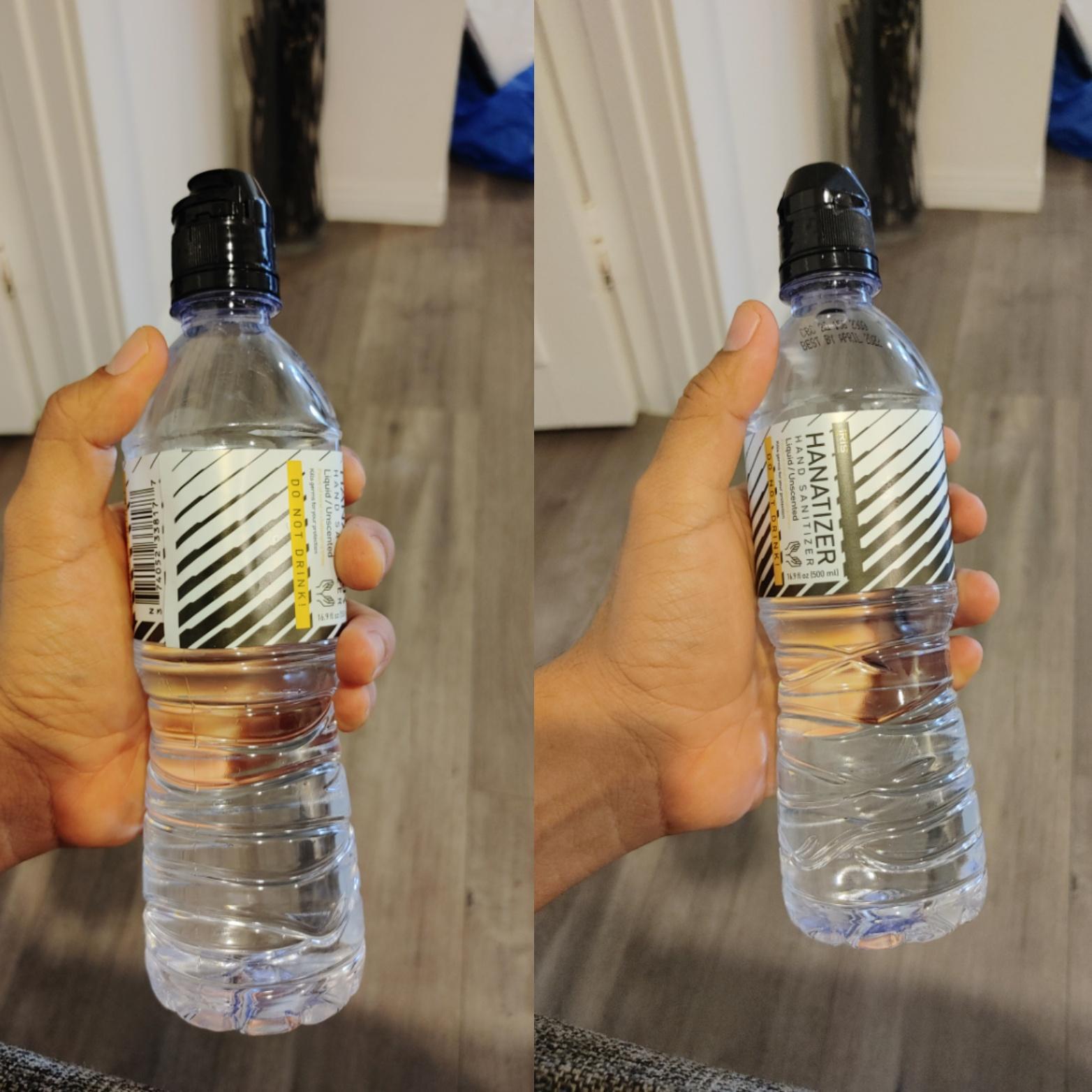 Sure let’s make hand sanitizer look like bottled water it’s not like anyone will drink it ...