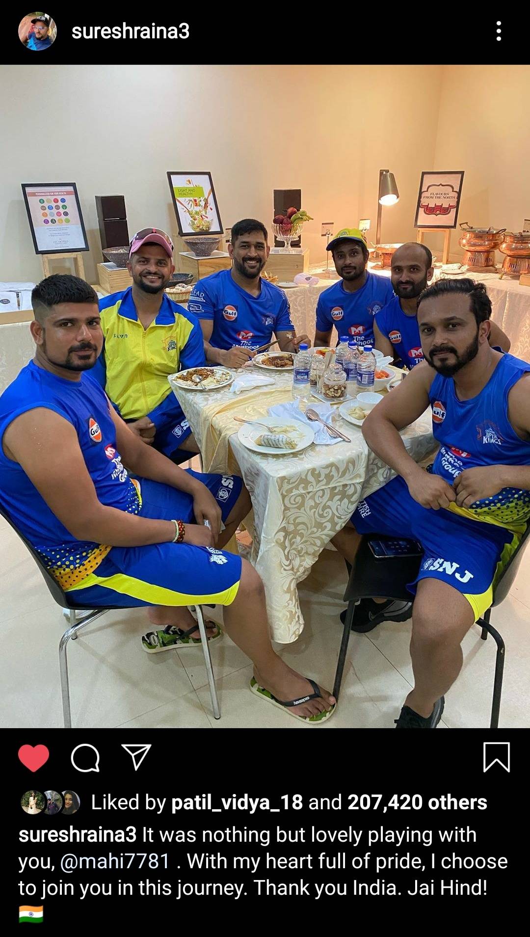 Suresh Raina follows in footsteps MS Dhoni . | Scrolller