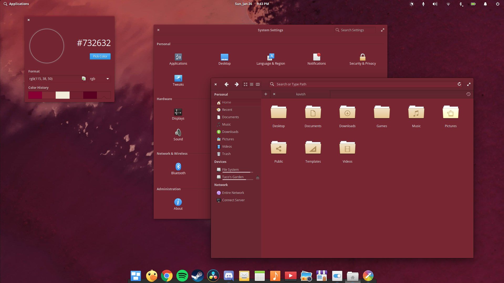 Surface Pro burgundy coloured theme | Scrolller