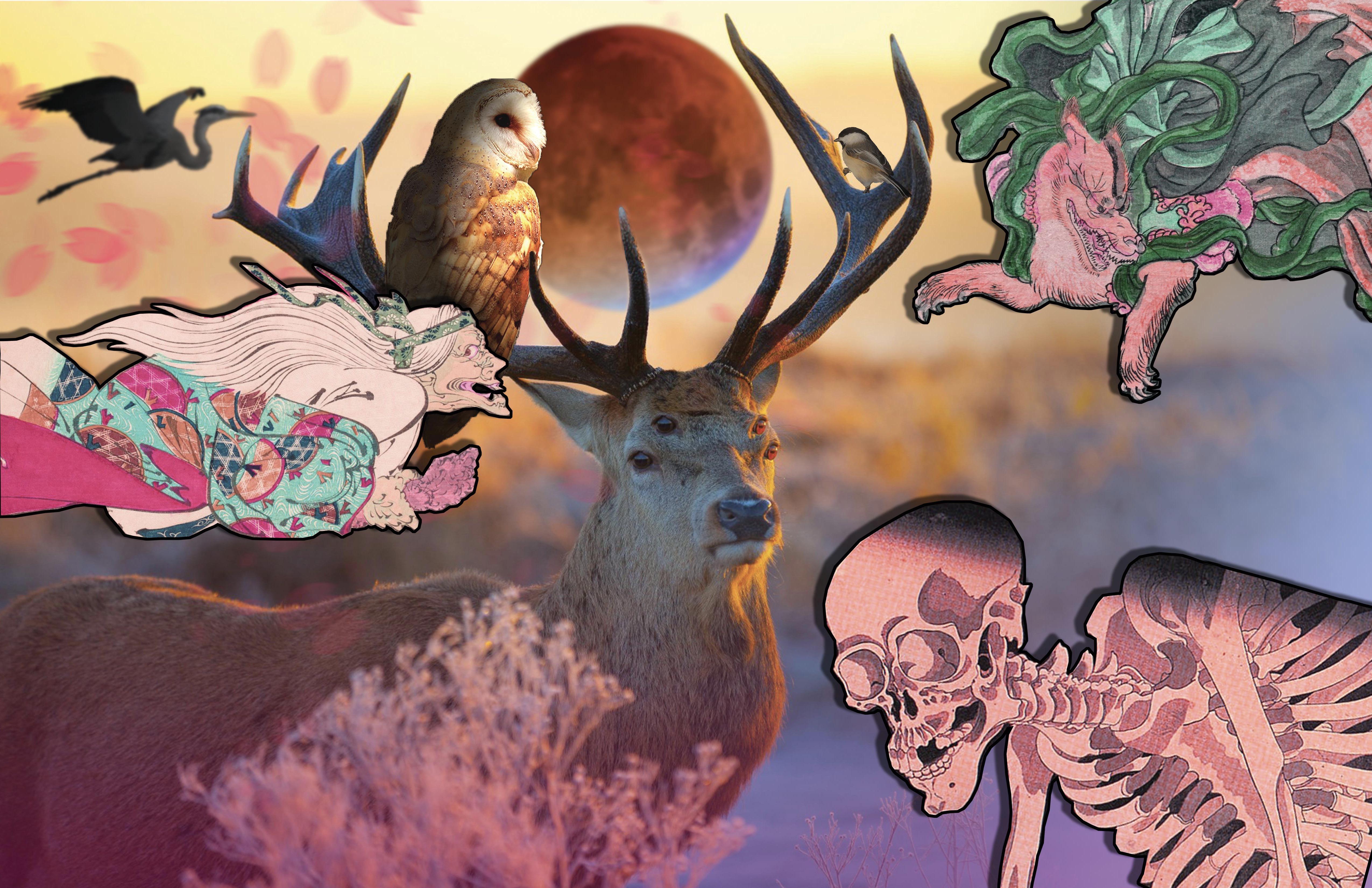 Surrealism assignment for school, my theme was Japanese literature | Scrolller