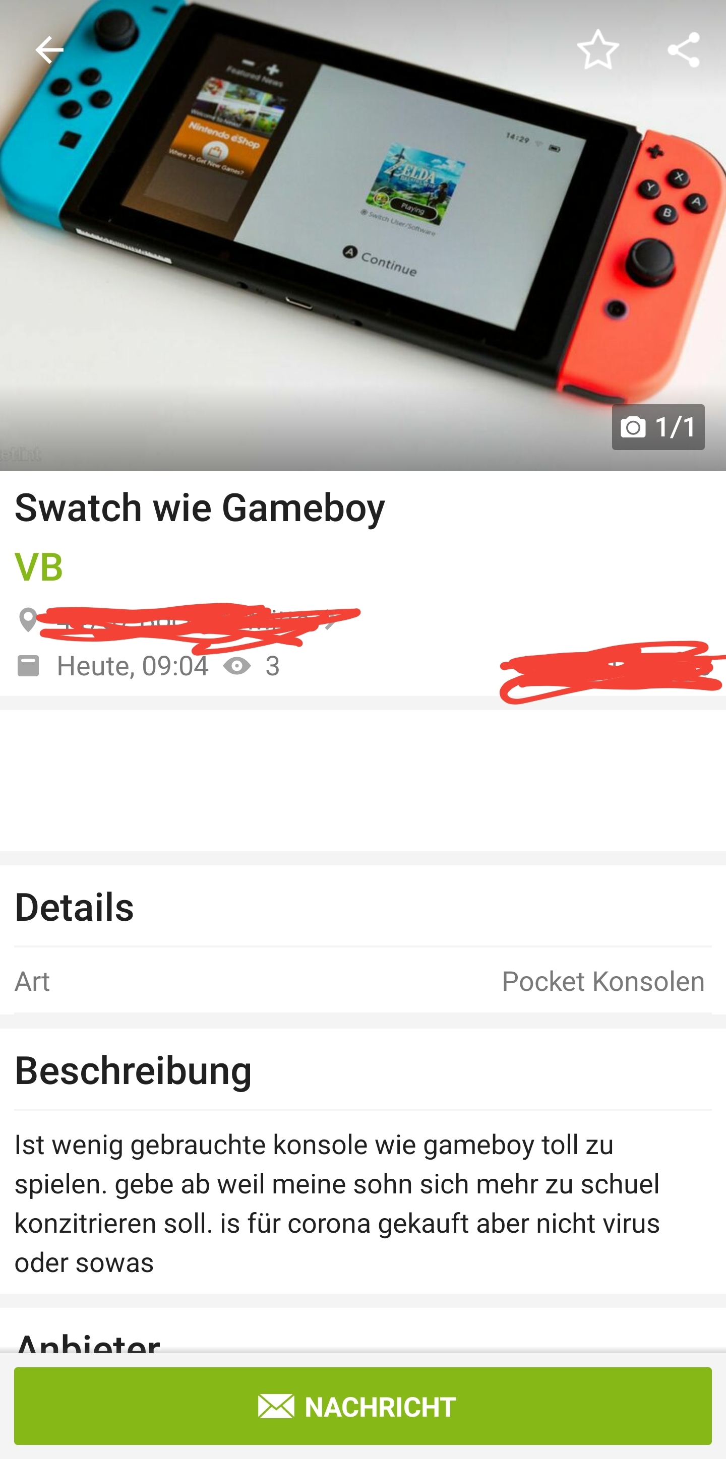 Swatch wie Gameboy | Scrolller