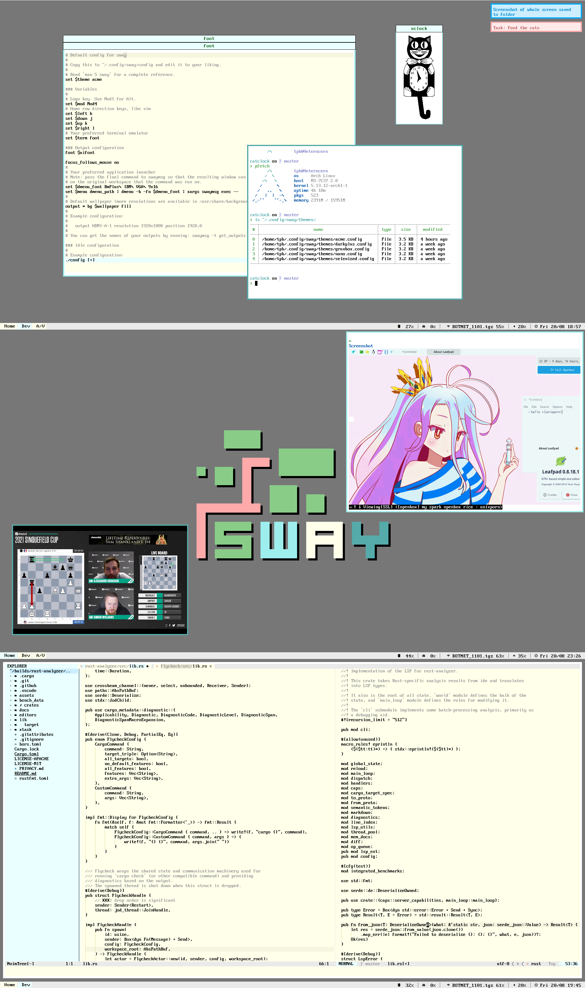 [sway] Plan9 inspired | Scrolller