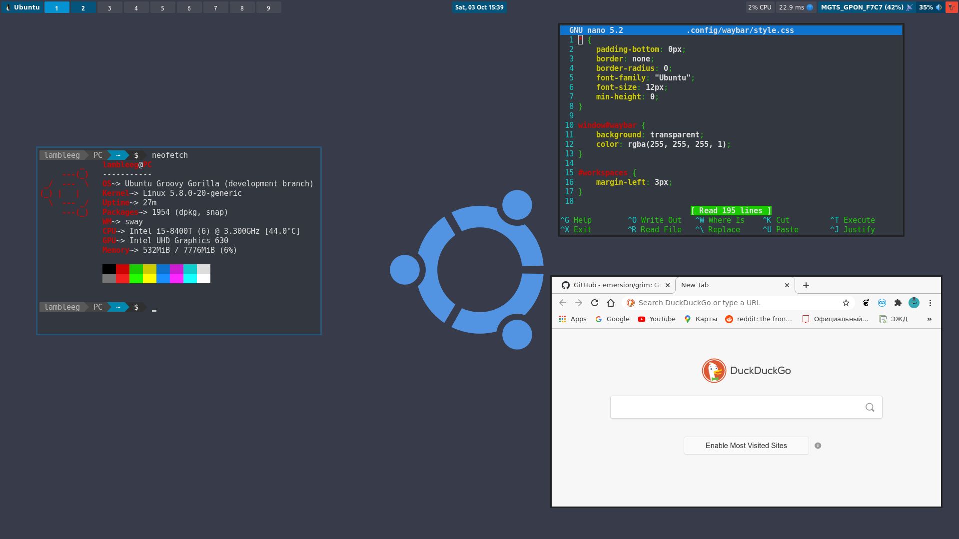 [SwayWM] Minimalism | Scrolller