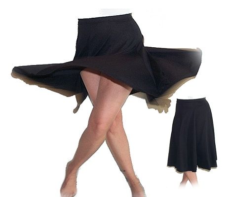 swing (circle) skirt; black | Scrolller