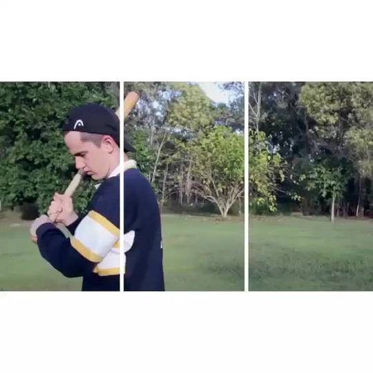 Swinging a baseball bat | Scrolller