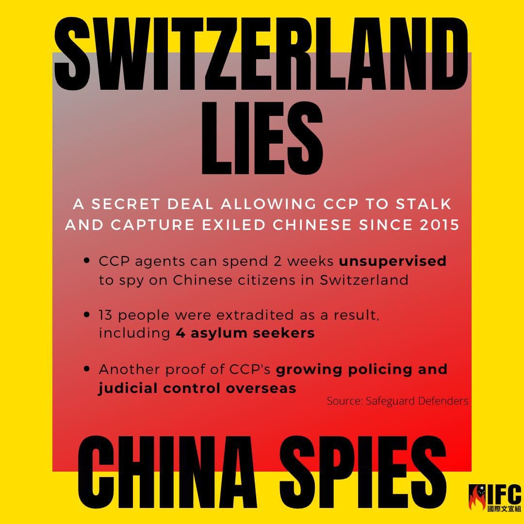 Swiss Cheese has BIG holes to let CCP spies through .... | Scrolller