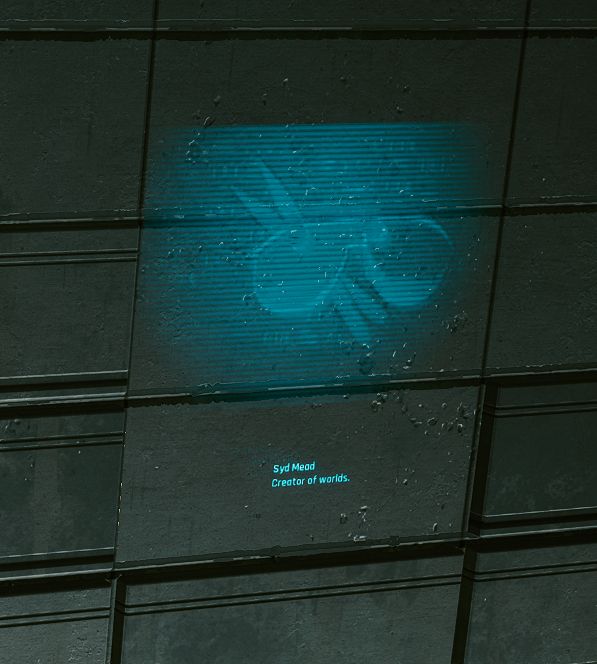 Syd Mead easter egg in CyberPunk 2077 | Scrolller