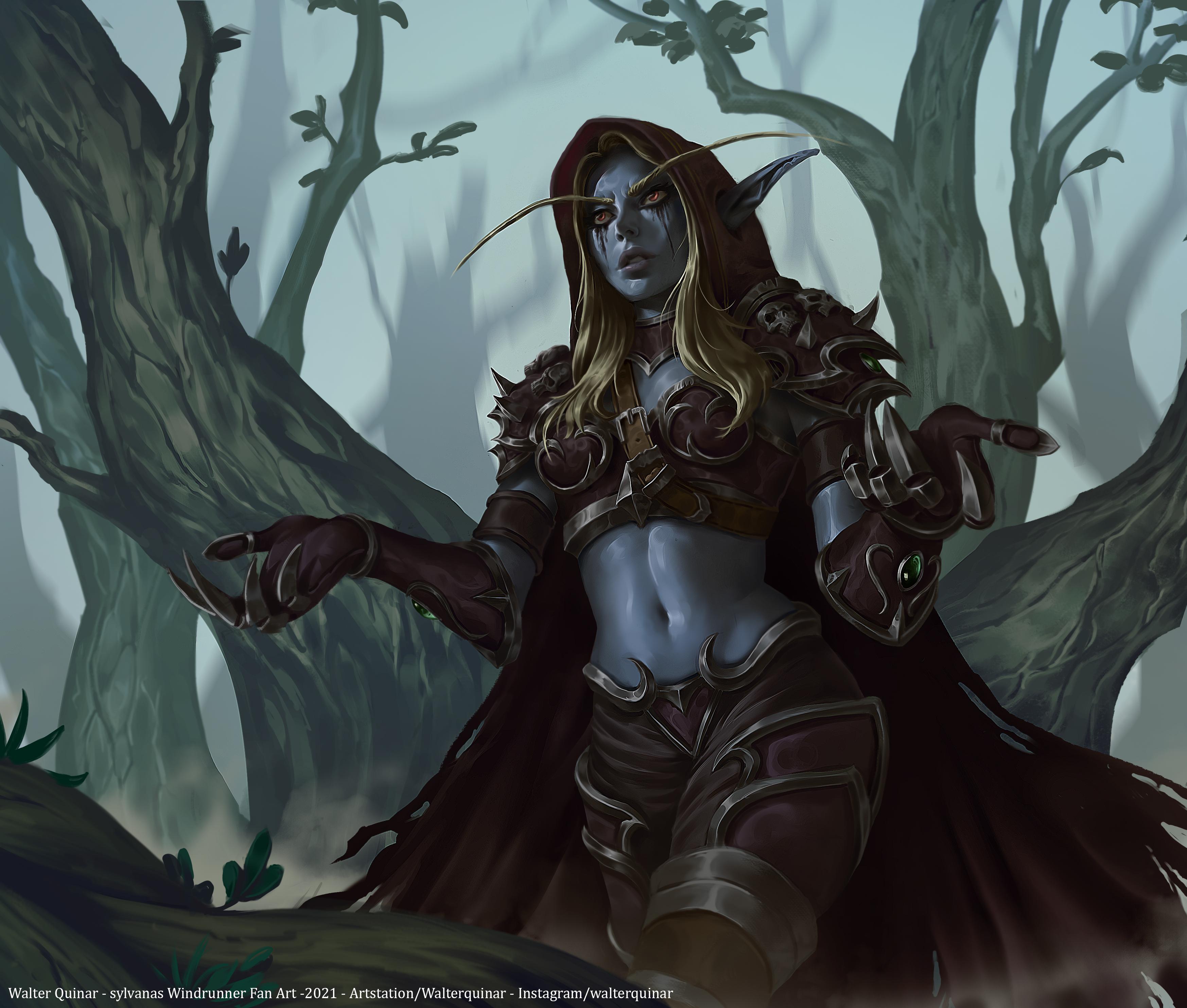 Sylvanas Windrunner (Art by me) | Scrolller
