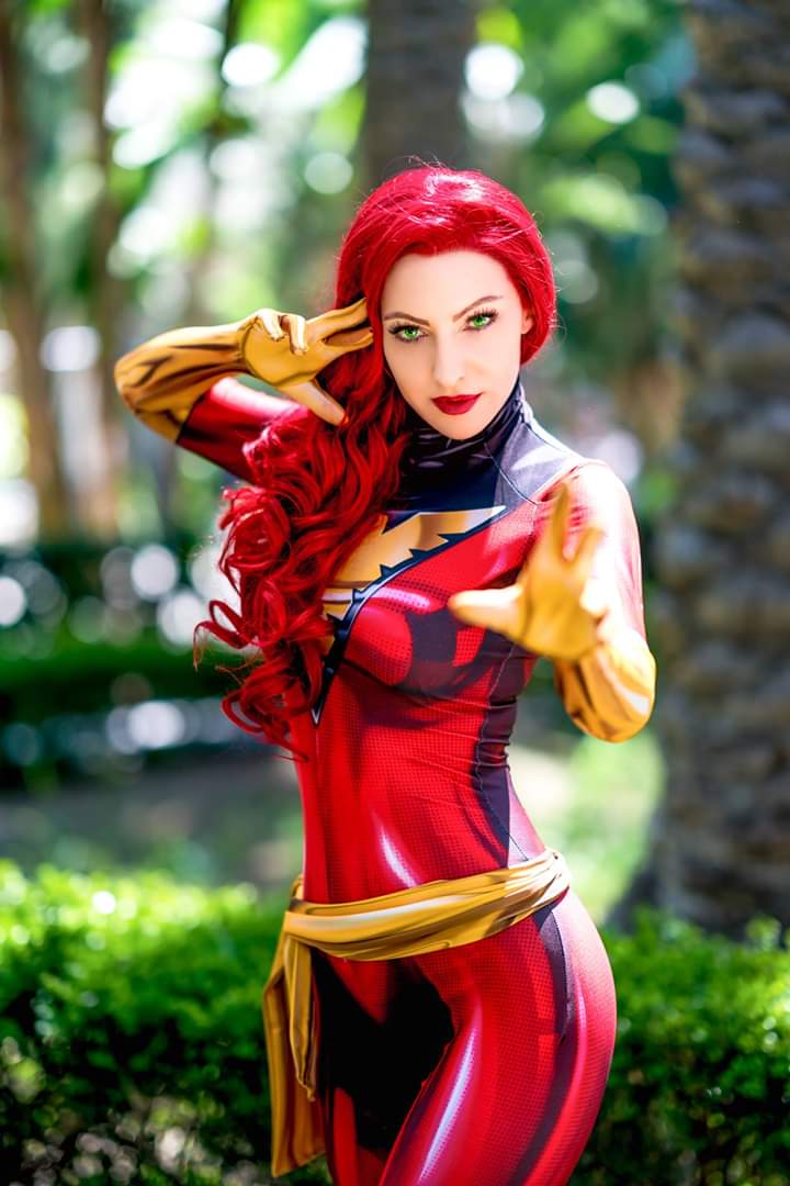 Sylvia Slays in Dark Phoenix cosplay | Scrolller