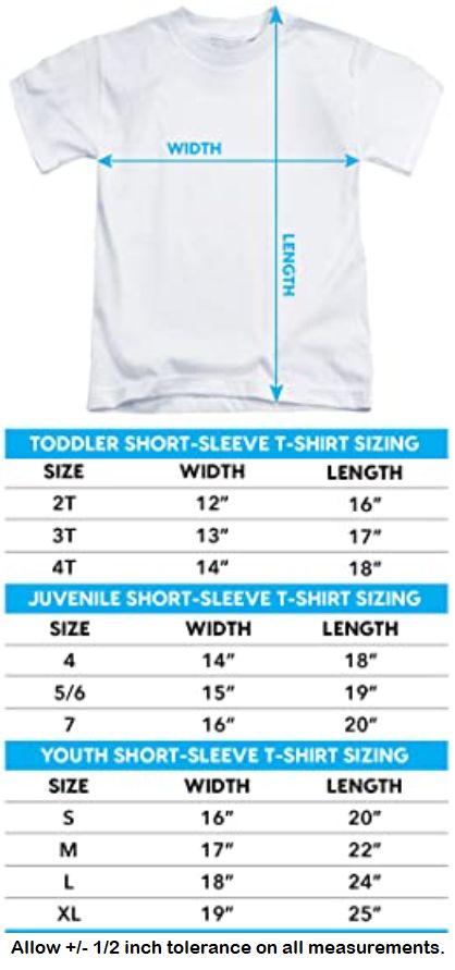T-shirt sizes | Scrolller
