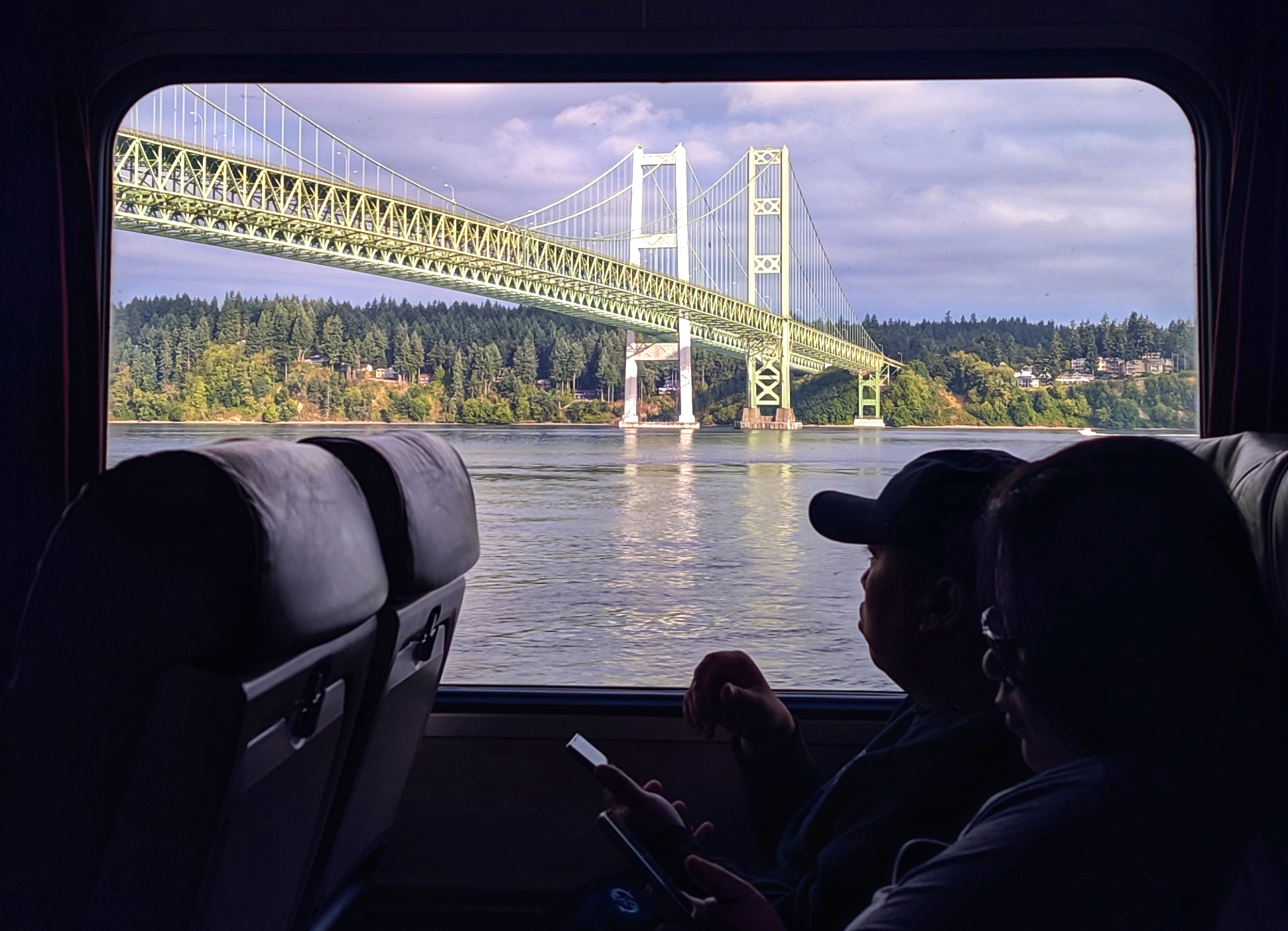 Tacoma Narrows from Amtrak Cascades | Scrolller