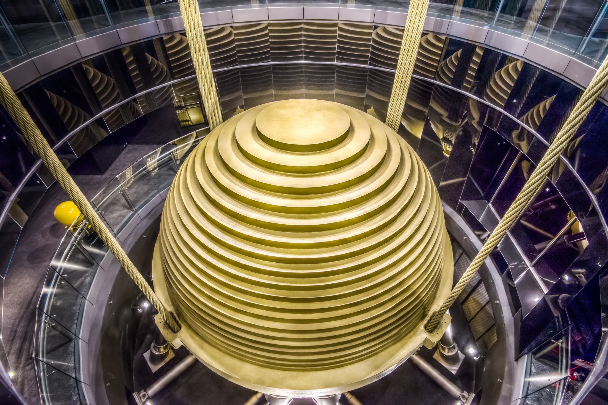 Taipei 101: The damper. | Scrolller