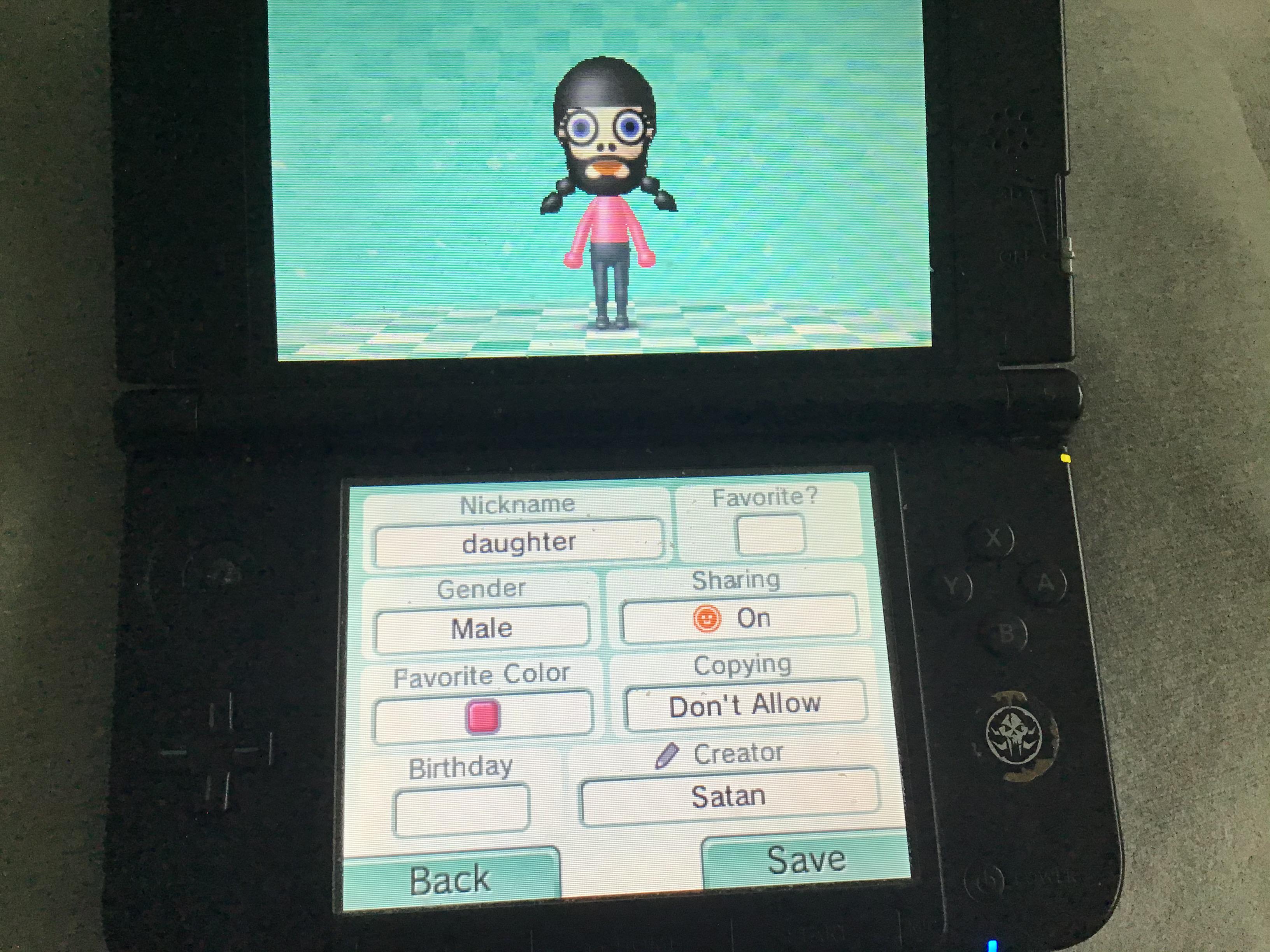 Take a look at my demon of a mii | Scrolller