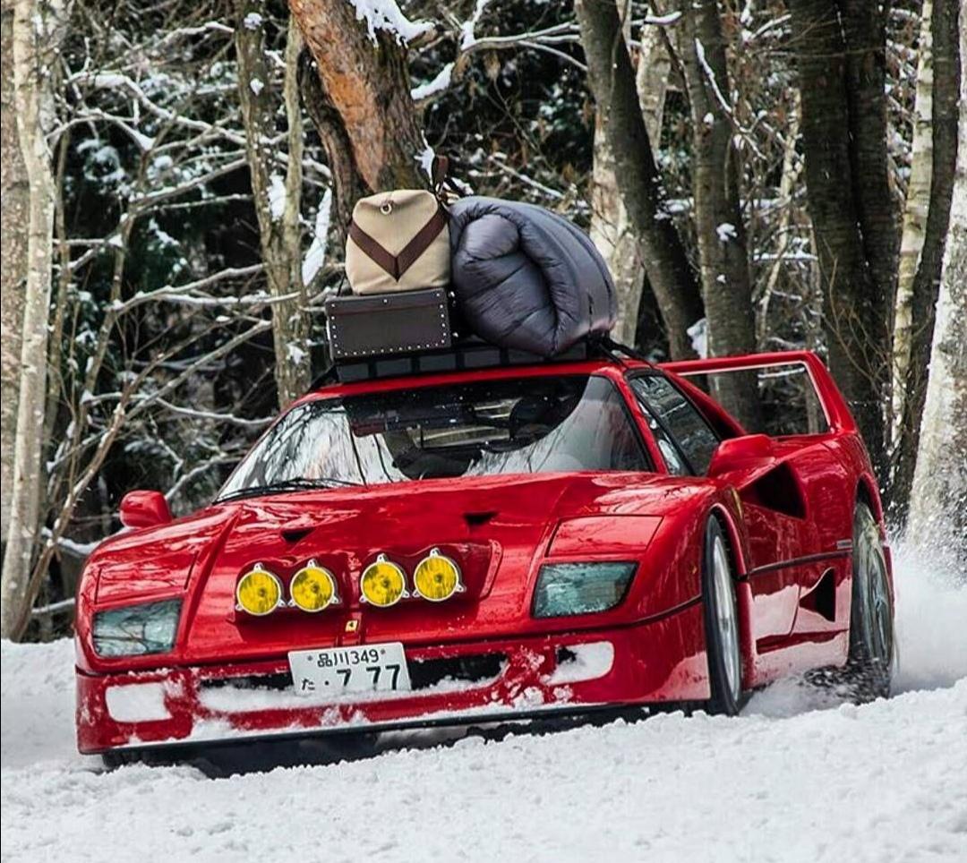 Takeshi kimura's offroad ferrari f40 | Scrolller