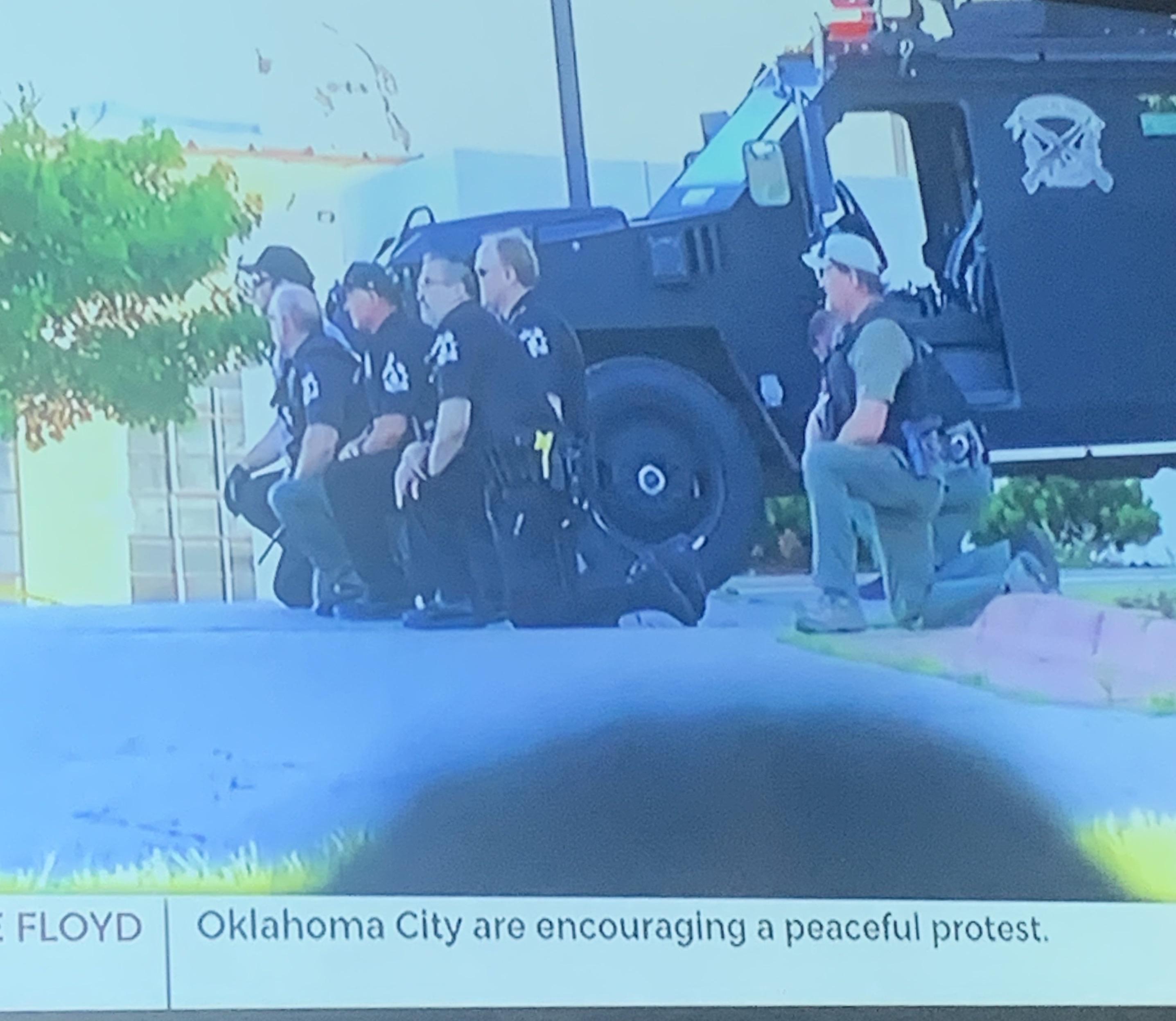 Taking a knee to show solidarity | Scrolller