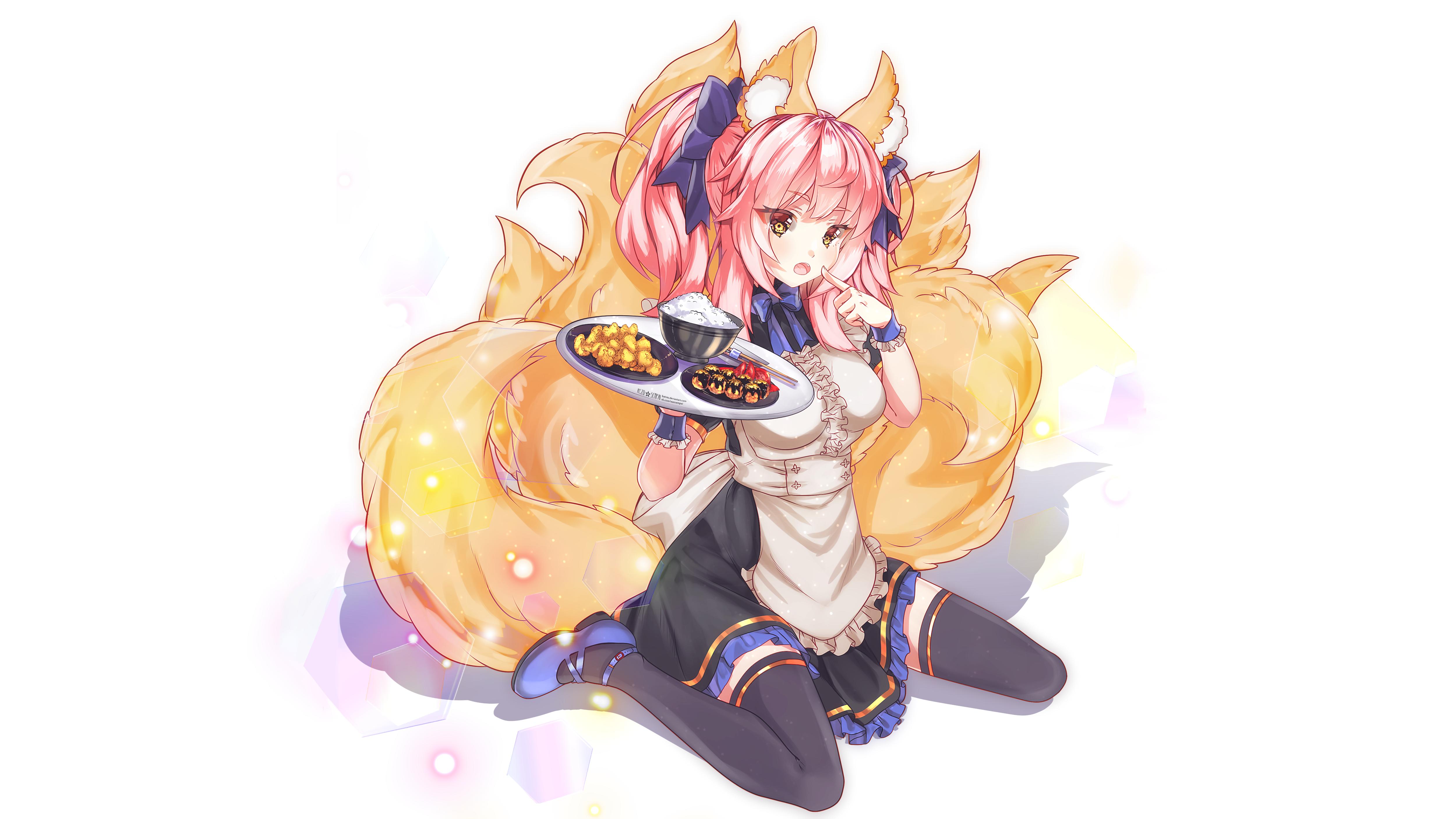 Tamamo with Snacks | Scrolller