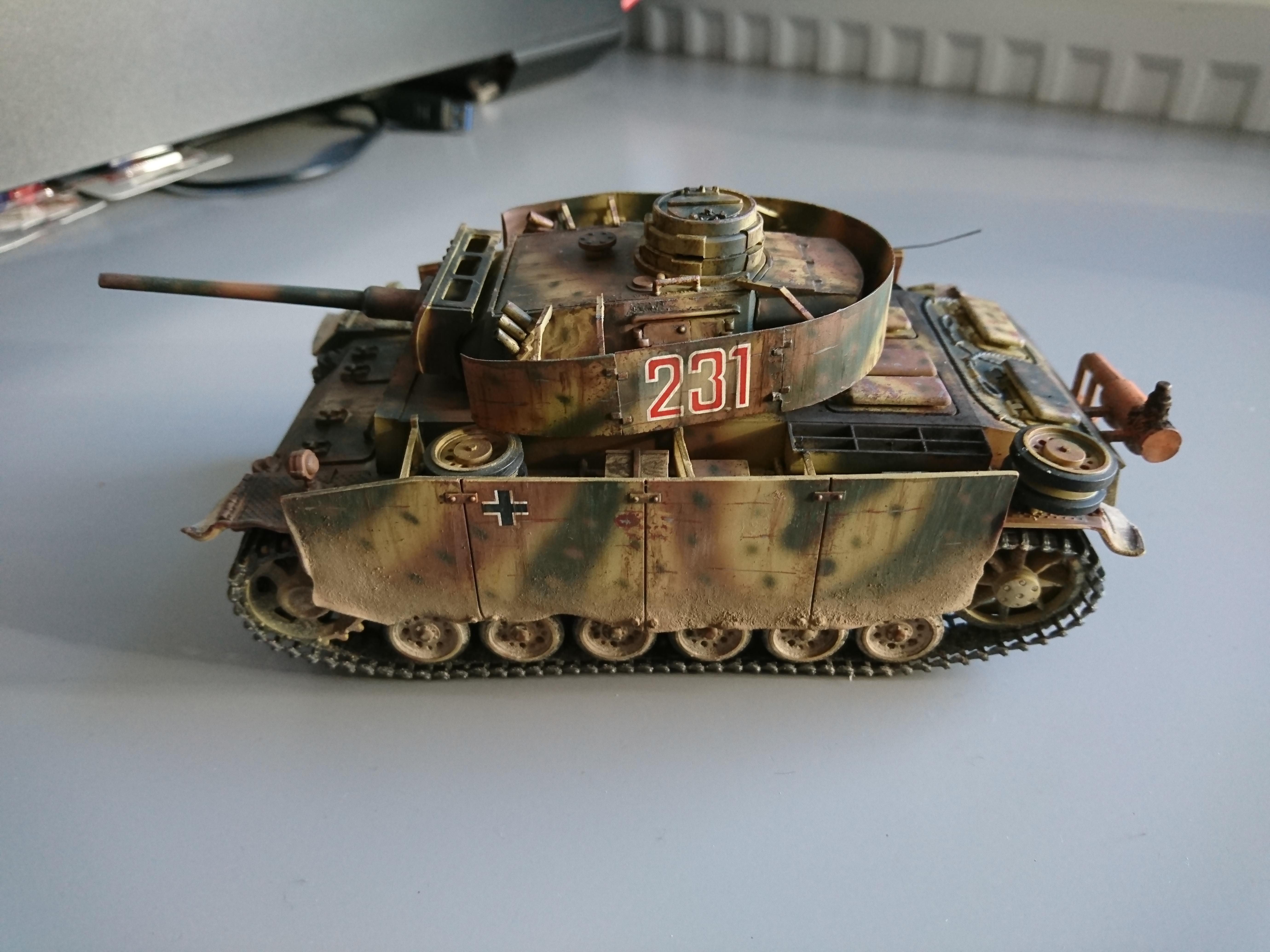 Tamiya Panzerkampfwagen III Ausf M. My first model finished! | Scrolller