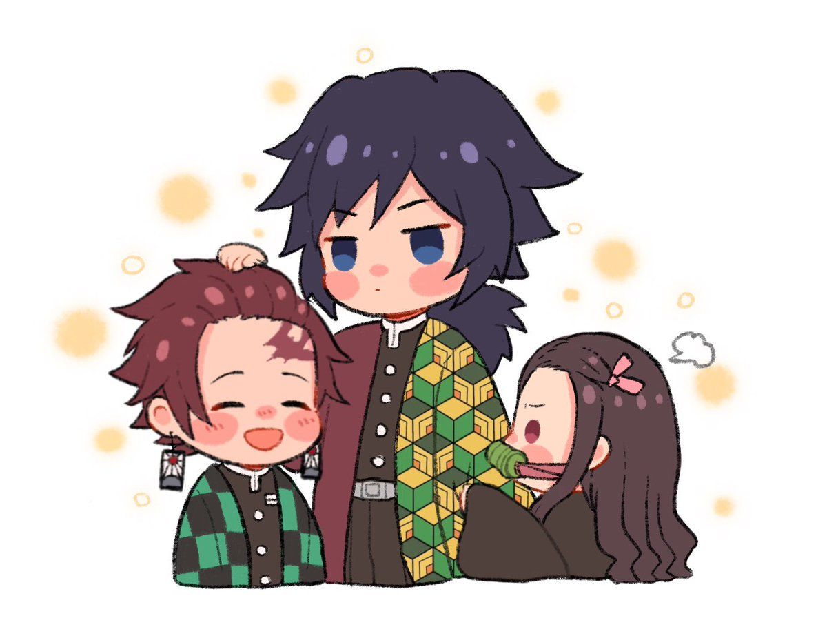 Tanjirou pat (and jealous Nezuko) [Kimetsu no Yaiba] | Scrolller