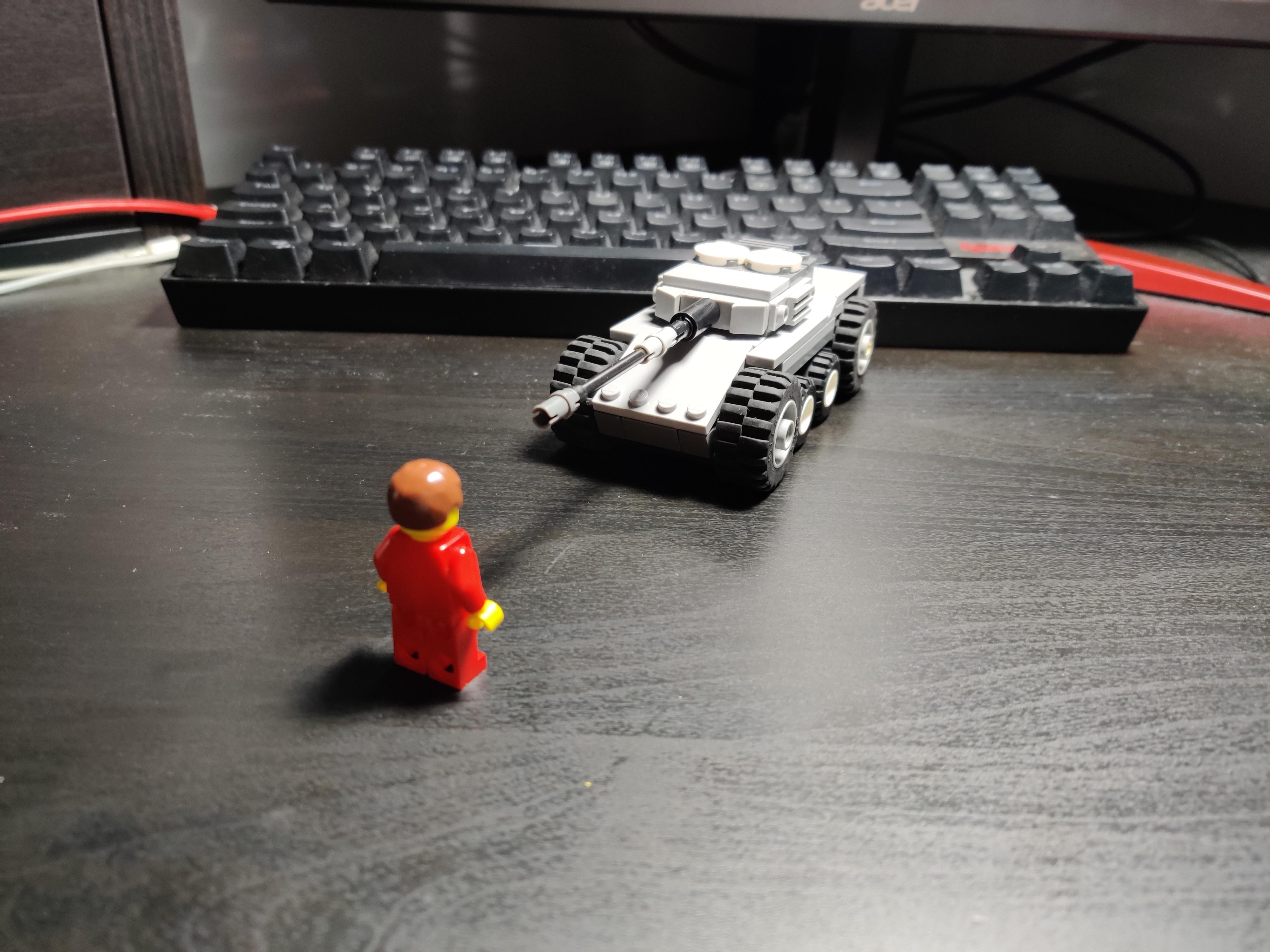 Tank man, circa 1989 colorized | Scrolller