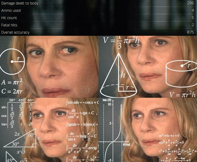 Tarkov math | Scrolller