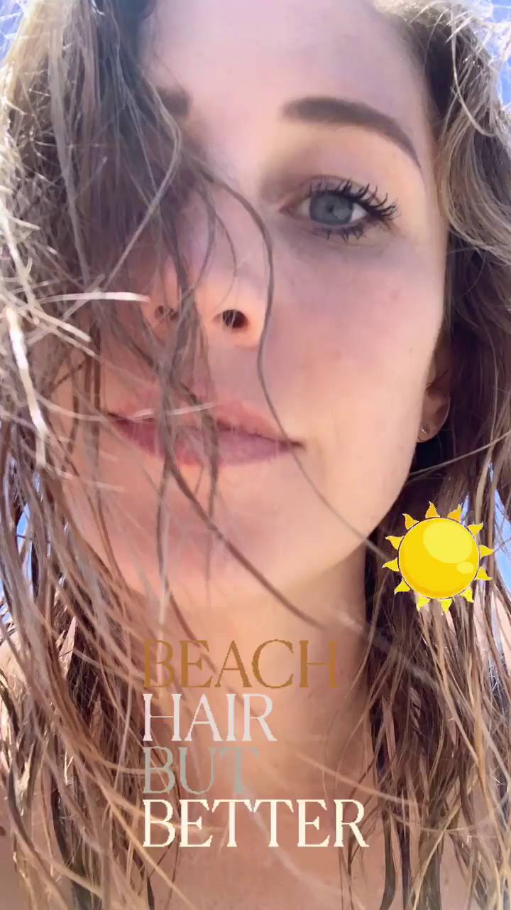 TBT to Maude's beach hair. | Scrolller